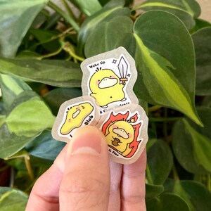 Cute Derpy Duck Stickers Waterproof Laptop iPad Bullet Journal Planner ...