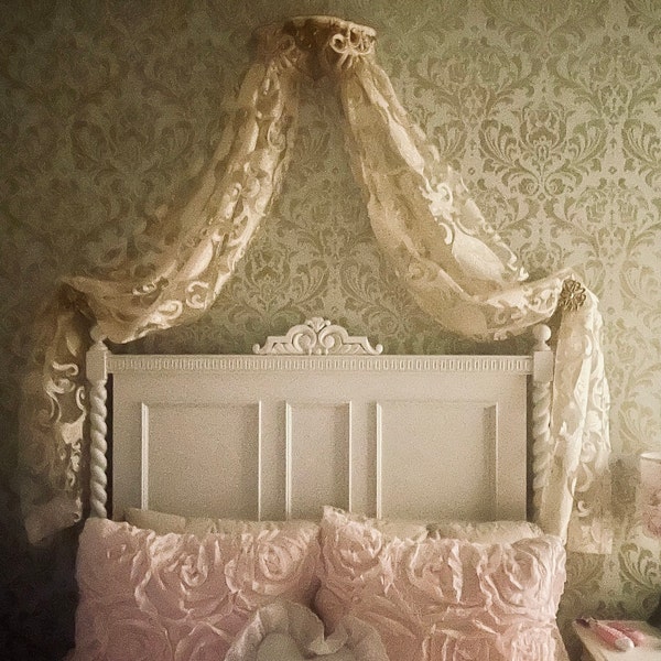 Anna Damask Wall Stencil - LARGE WALL STENCILS Instead of Wallpaper ...