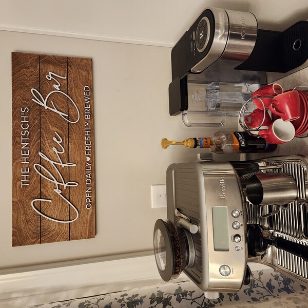 Pallet Sign - Coffee Bar Sign - Custom Wood Sign - 3D Sign ...