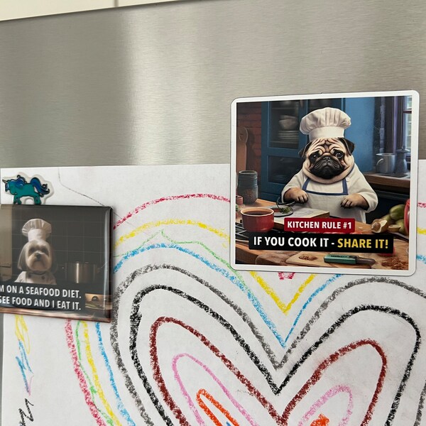 French Bulldog Chef Magnet A Hilarious Gift for Dog Lovers - Etsy