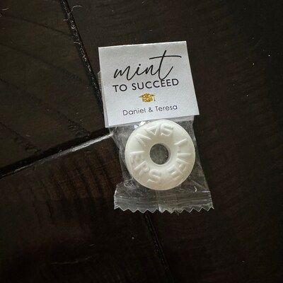100pcs Mint to Succeed Favors,graduation Mints,graduation Party Favors ...