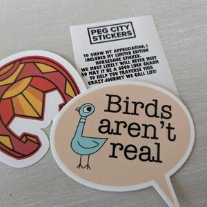 Birds Arent Real Laptop Sticker Waterproof Vinyl Decal Pigeon - Etsy