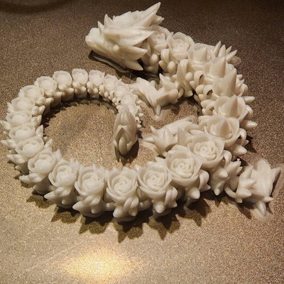 Rose Dragon, Cinderwing3d, STL File for 3D Printing, STL Print Files ...
