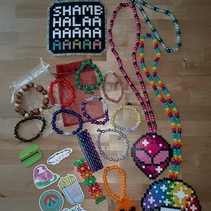 Plur Perler Necklace, Perler Bead Necklace, Perler Beads, Perler Design ...