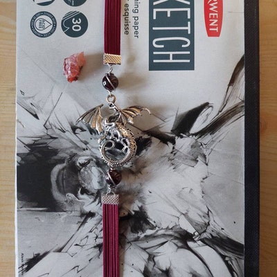 Mahogany Obsidian Bookmark Spider Bookmark Spider in Web Bookmark ...