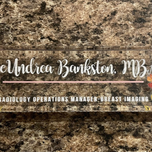 Custom Desk Sign, Office Decor, Executive Gift, Professional Name Plate ...