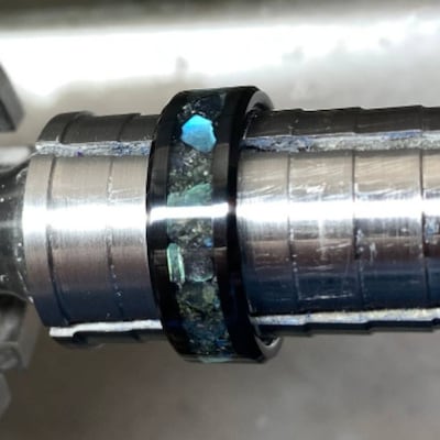 Genuine Sapphire Ring, Meteorite Dust, Ceylon Blue Sapphires, Cerulean ...