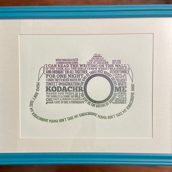 Green Apple (ray Bradbury): Letterpress Typographic Broadside Print (11 ...