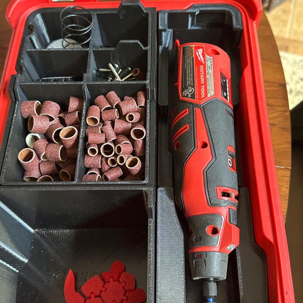 Milwaukee Packout Compact Tool Box (ammo Can) - M18 Battery Rack UPPER ...