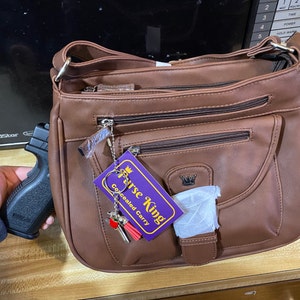 Pistol CCW Concealed Carry Crossbody Handbag, Conceal Carry for Women ...