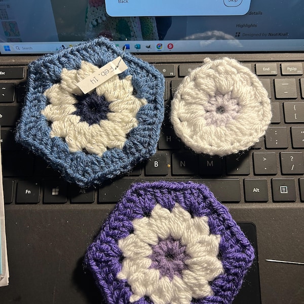 CROCHET PATTERN | Zinnia Hexagon Temperature Blanket Pattern | Granny ...