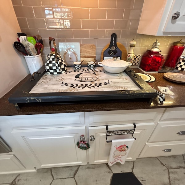 Tray or Tray W Legs, Custom Stove Cover, CUSTOM Sizes, Gas Stove Cover ...