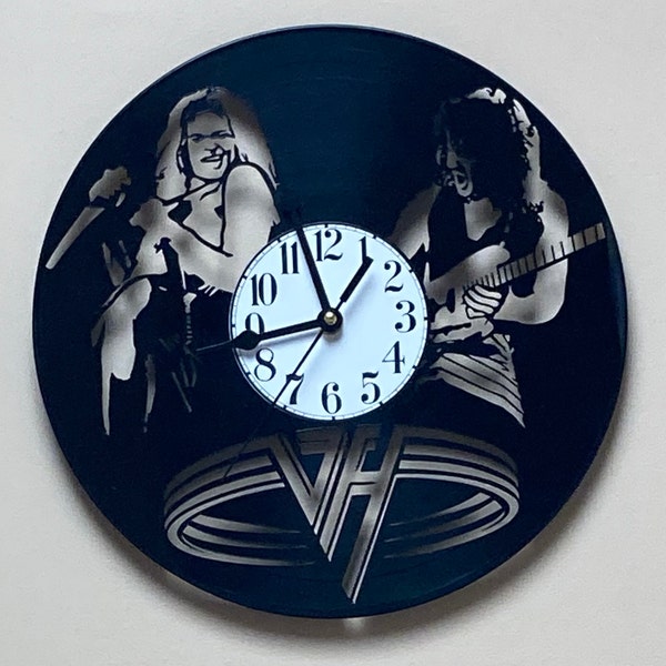 Vinyl Record Clock **FREE SHIPPING ** Vintage - Re-purposed - Records ...