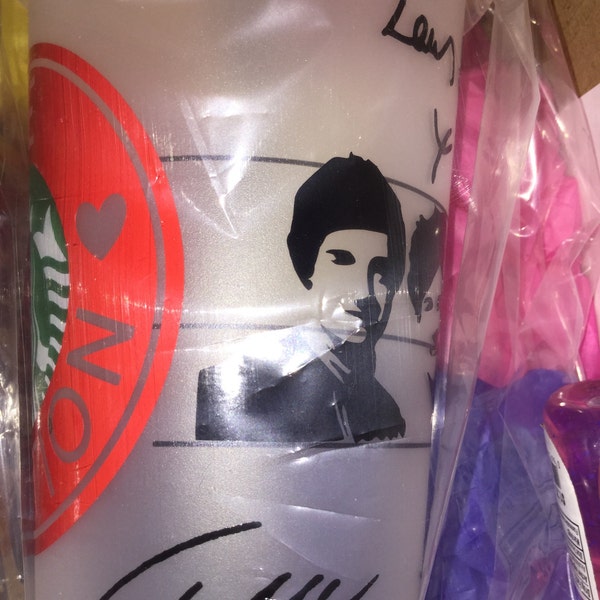 One Direction Inspired Starbucks Reusable Cold Cup - Etsy