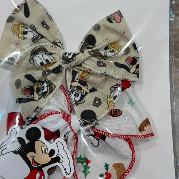 Minnie Mouse Mickey Mouse Hair Bow, Disney Bow, Disney Parks Bow ...