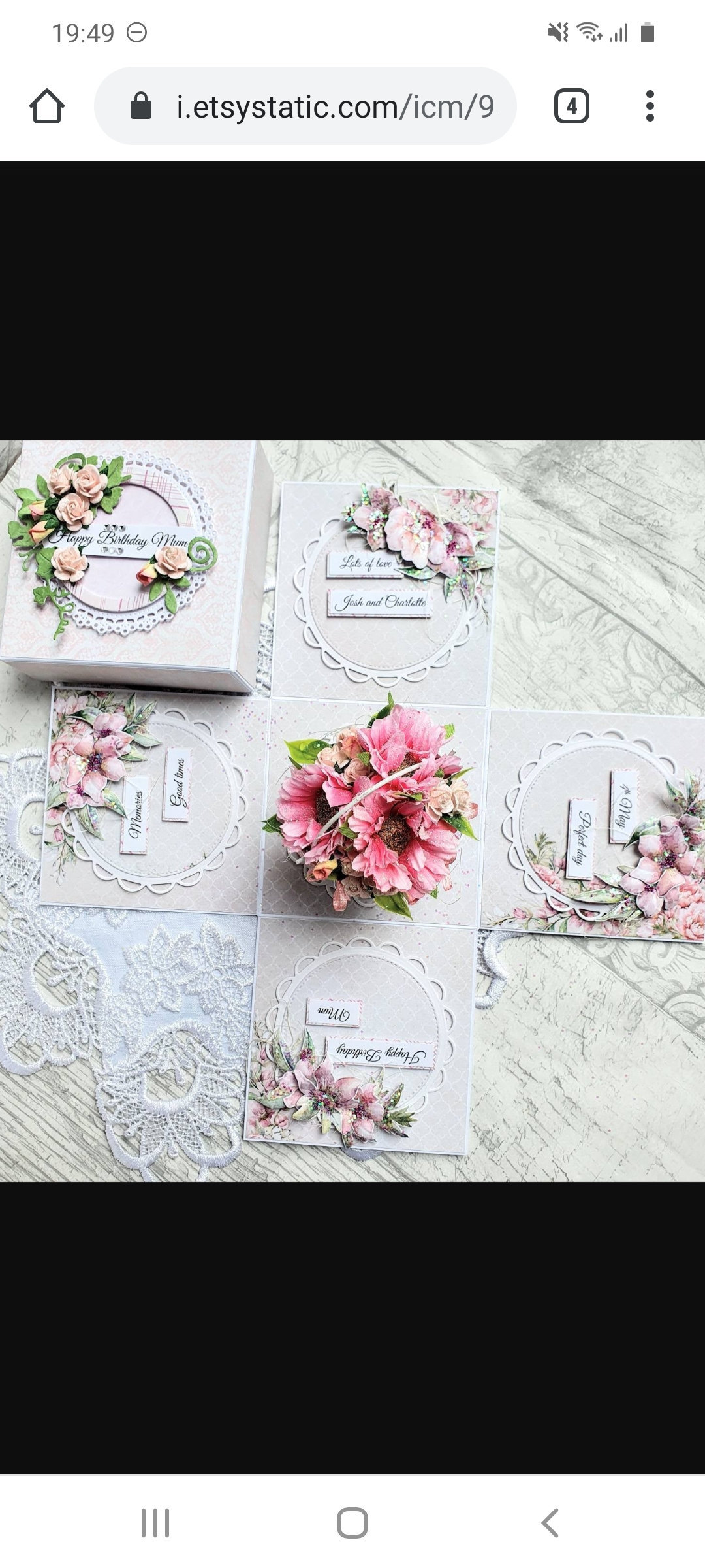 Birthday Exploding Box Birthday Card With Cake 3d Cake Pop up Card ...