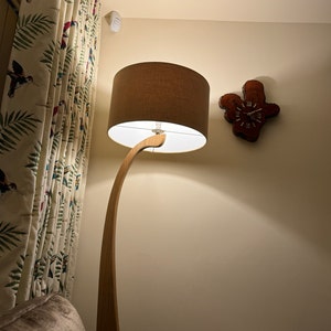 Oak Flow Floor Lamp Solid Wood Unique Contemporary Design Modern ...