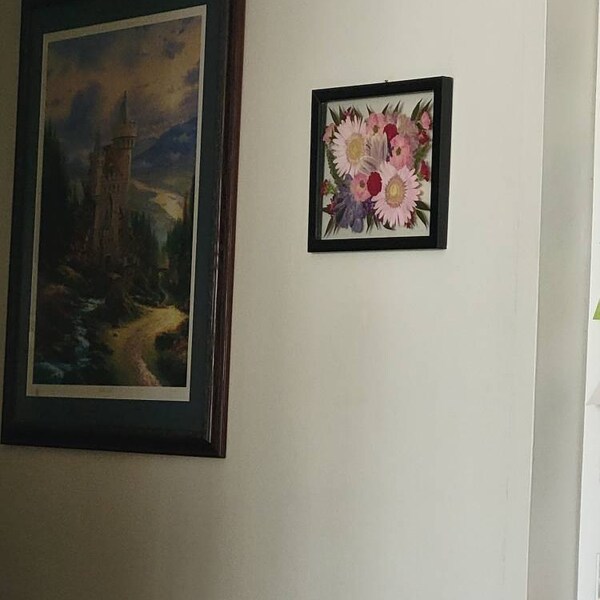 Memorial Flower Frame Sympathy Gift Flower Keepsake Celebration of Life ...