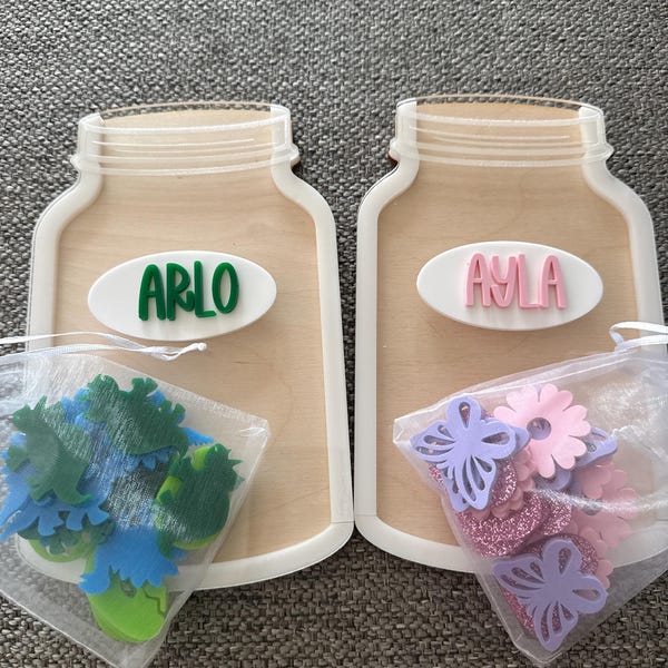 Custom Reward Jar, Small Size, Personalized Token Jar, Star Reward ...