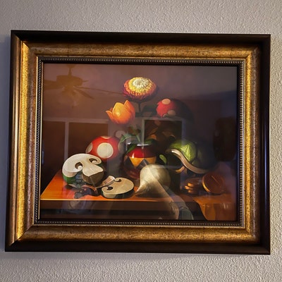 Mario Still Life Print - Etsy