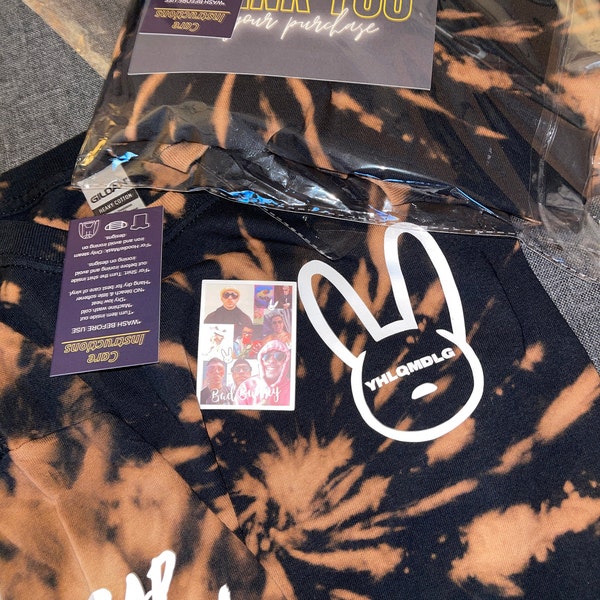 Bad Bunny Reflective Bleached Shirt, Fast Shipping, Un Verano Sin Ti ...
