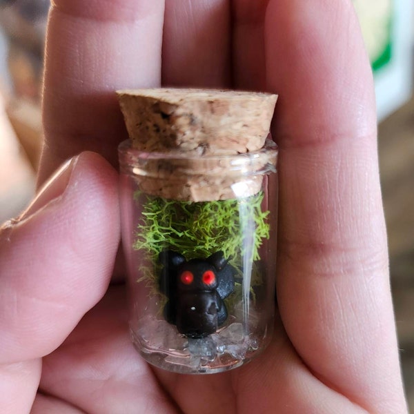 Baby Mothman Terrarium Jar Pet - Etsy