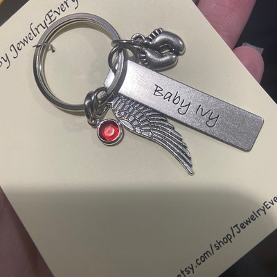 Baby Angel Keychain, Mommy's Keychain, Daddy's Keychain, Father's ...