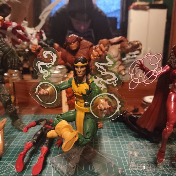 Action Figure Invisible Shield Power Effects 1/12 Scale - Frosted ...
