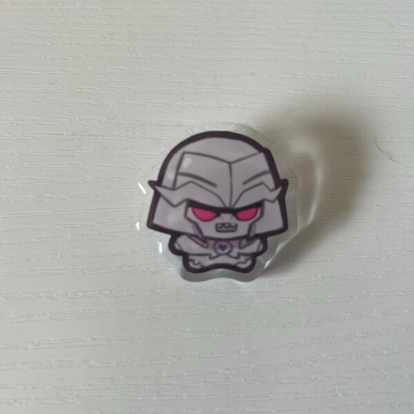 Transformers Acrylic Pins: Optimus, Megatron, Rodimus, Blurr, Soundwave ...