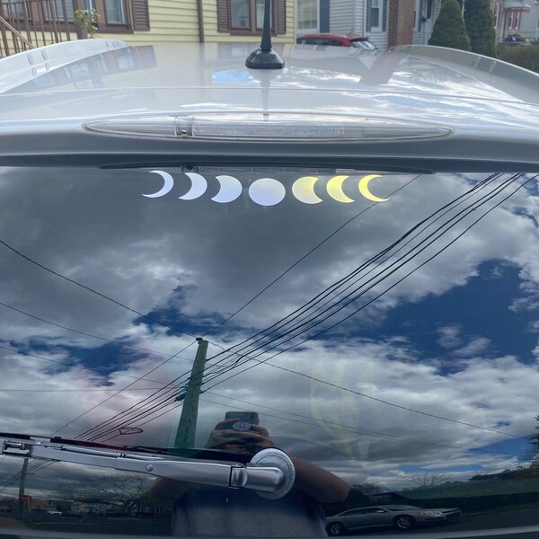 Moon Phases Vinyl Decal Stickers. Holographic, Solid Color Design ...