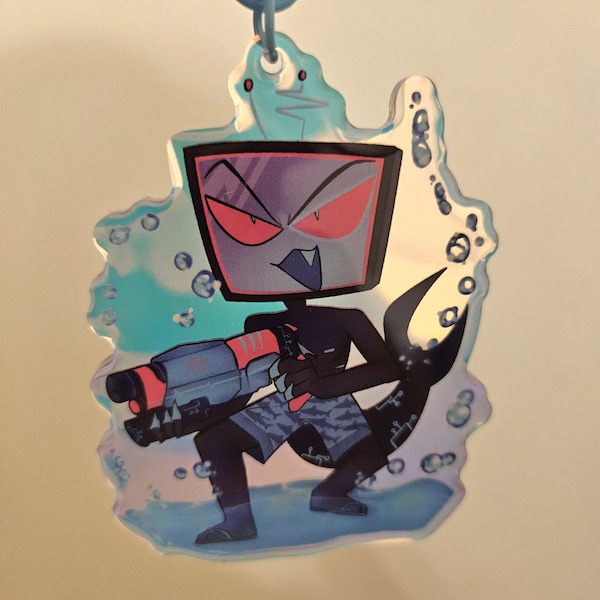 Holographic Voxval Acrylic Charms - Etsy UK