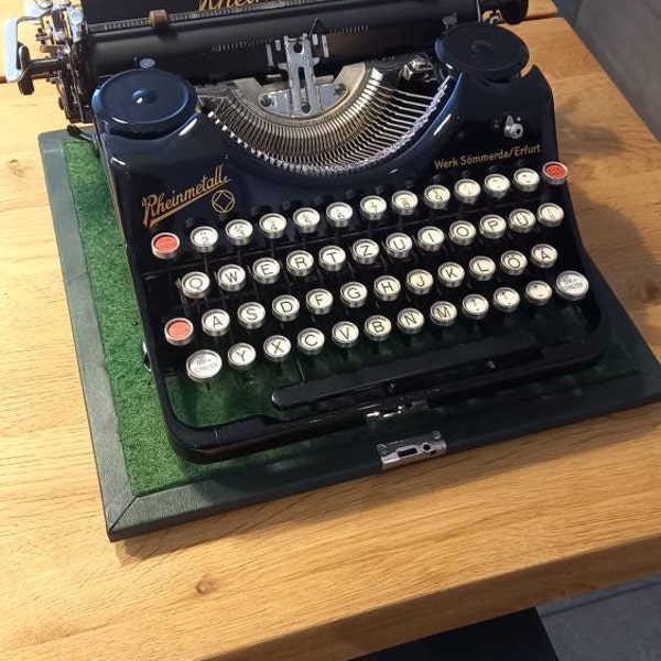 Cursive*! Adler Tippa Working Typewriter,İtalic Font, Writer Poet Gift ...