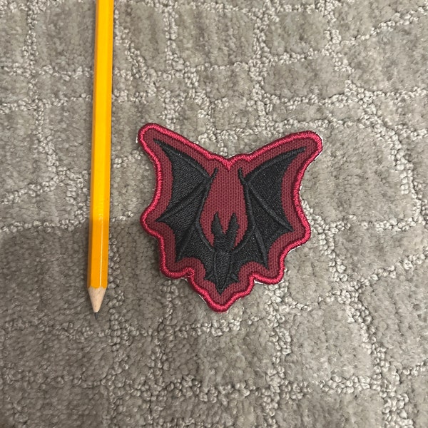 Bat Patch, Embroidered - Etsy