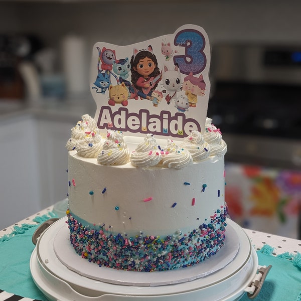 Gabby's Dollhouse Thank You Tag: Party Favor Stickers (digital Download ...