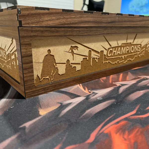 Marvel Champions Card Game Storage Box, Holds 2400+ Sleeved Cards - Etsy