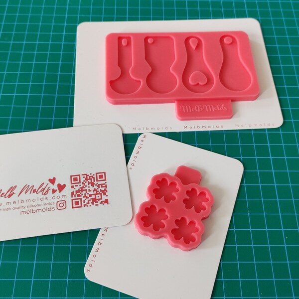 30 Mini Molds for Resin Casting Keychains Earrings Charm Armband ...