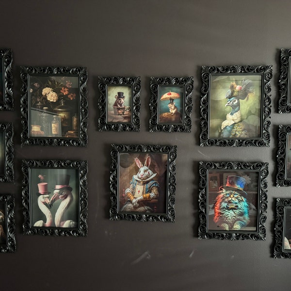 Victorian White Rabbit Painting, Emily Bunny Vintage Portrait ...