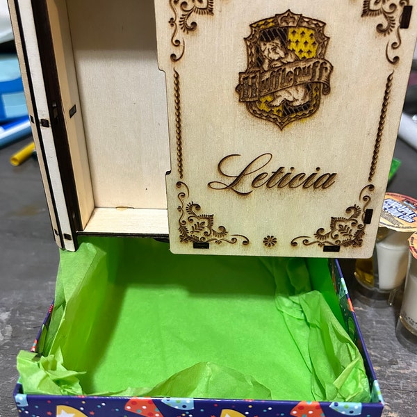 Slider Book Box Laser Cut Svg Files, Wood Gift Slider Book Box, Vector ...