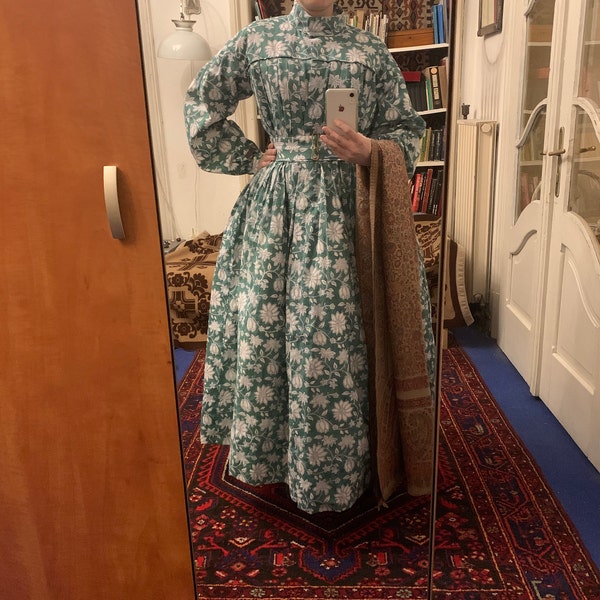 120 Pleated Wrapper, Work Dress, Morning Gown, Maternity - 1840-1860 ...