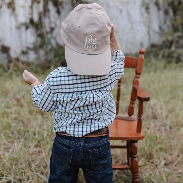 Big Bro, Big Sister Hat, Big Brother Baseball Caps, Classic Dad Hat ...