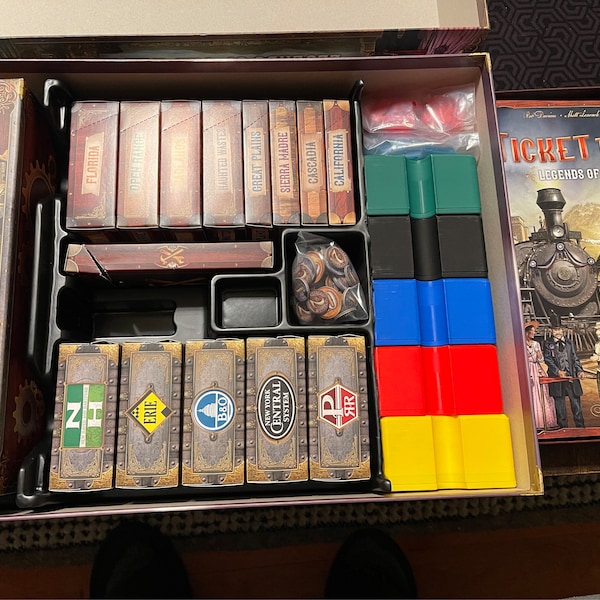 Ticket to Ride Route Card and Train Holder/organizer - Etsy