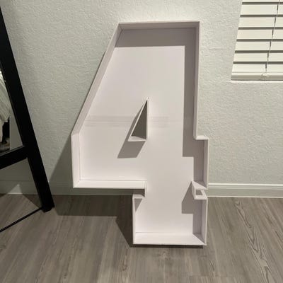 Square Numbers, BUNDLE, Mosaic From Balloons, Tall Number Template, 1ft ...