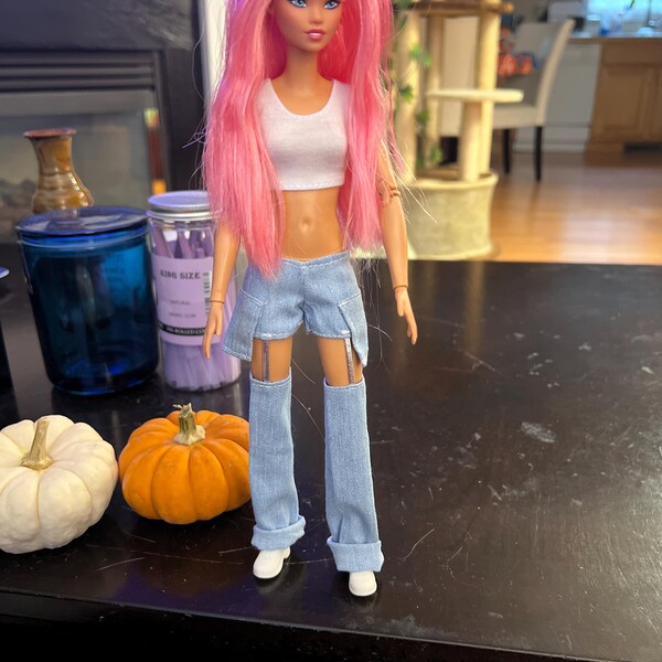 Halter Neck Dolls Prom Dress. 12inch Doll Dress Wedding Dress With Veil ...