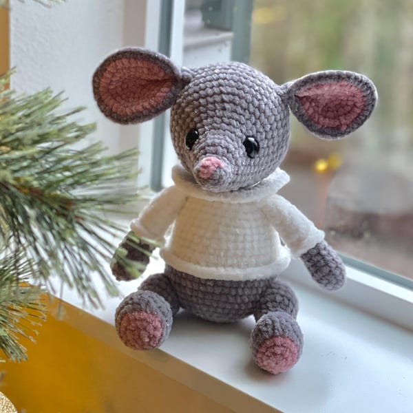 Amigurumi Crochet Pattern - Albert the Mouse (ENGLISH ONLY) - Etsy
