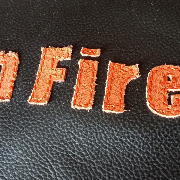 Lux Suede Leather Die Cut Alphabet Letters, Upper / Lower Case Leather ...