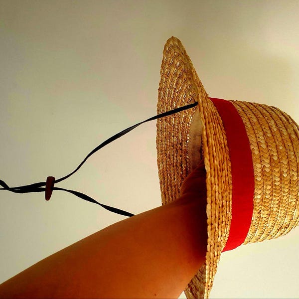 EXTRA Large XL One Piece Luffy Straw Hat for Adults - for Cosplay or ...
