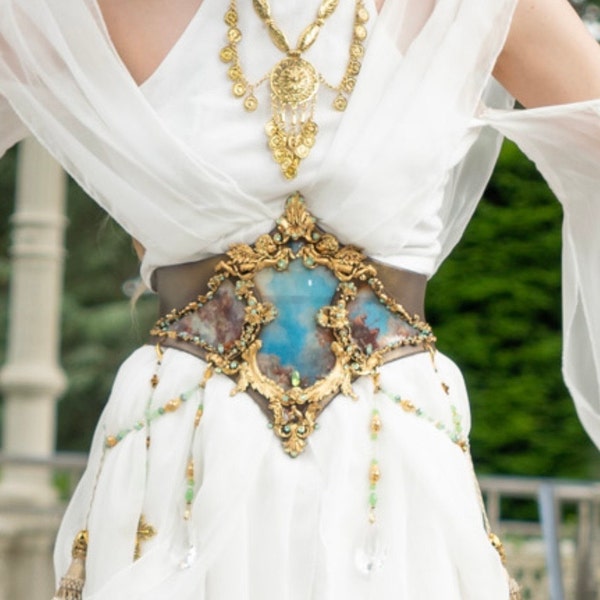 Baroque Painterly Corset Belt, Made to Size - Etsy