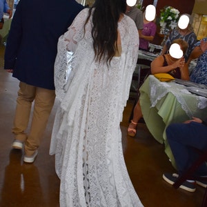 Lace Boho Dress, Photo Prop Dress, Maternity Boho Dress, Photo Shoot ...