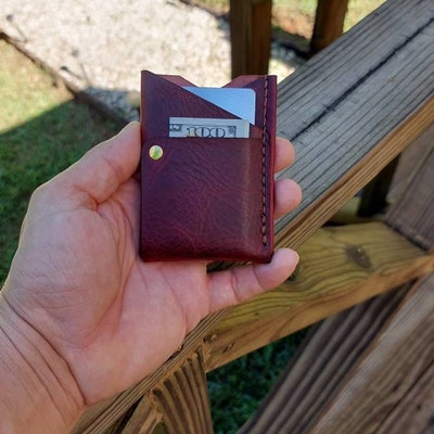 Big Spender Minimalist Leather Wallet, Simple Front Pocket Wallet, Slim ...