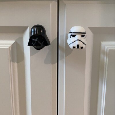 Set of 2 Star Wars Drawer Pulls, Door Pulls, Cabinet Pulls Dark Lord ...